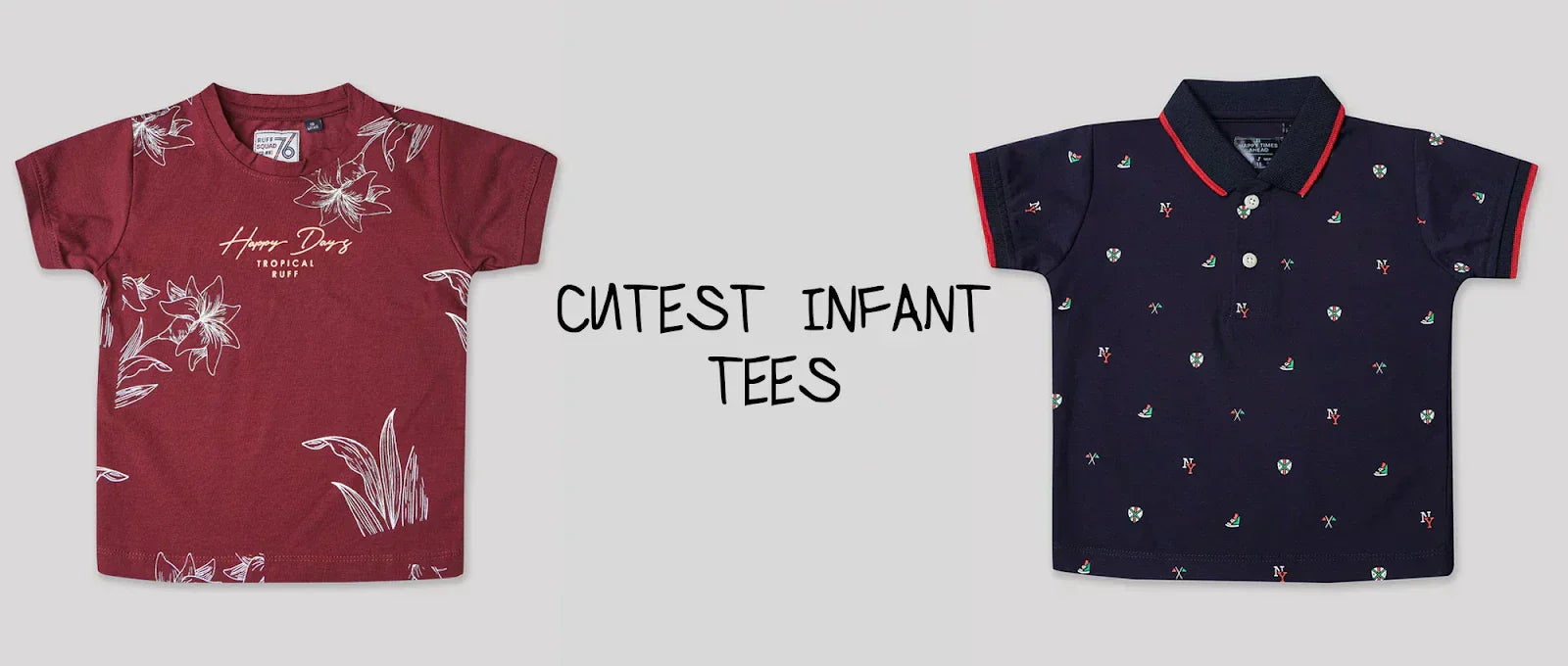 Soft & Stylish Infant T-Shirts – Shop Ruff Kids Online