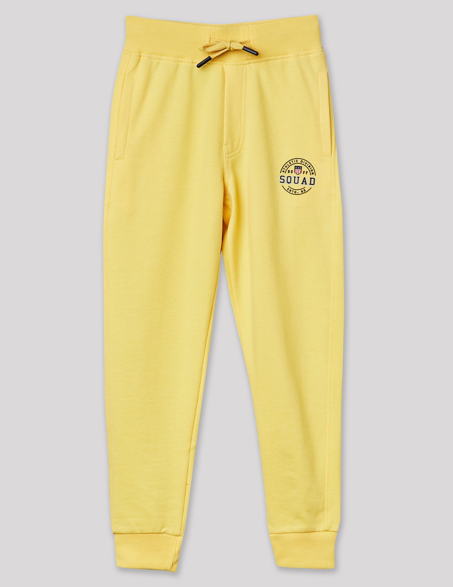 Shop Gold Ruff Basic Knitted Joggers Online In India